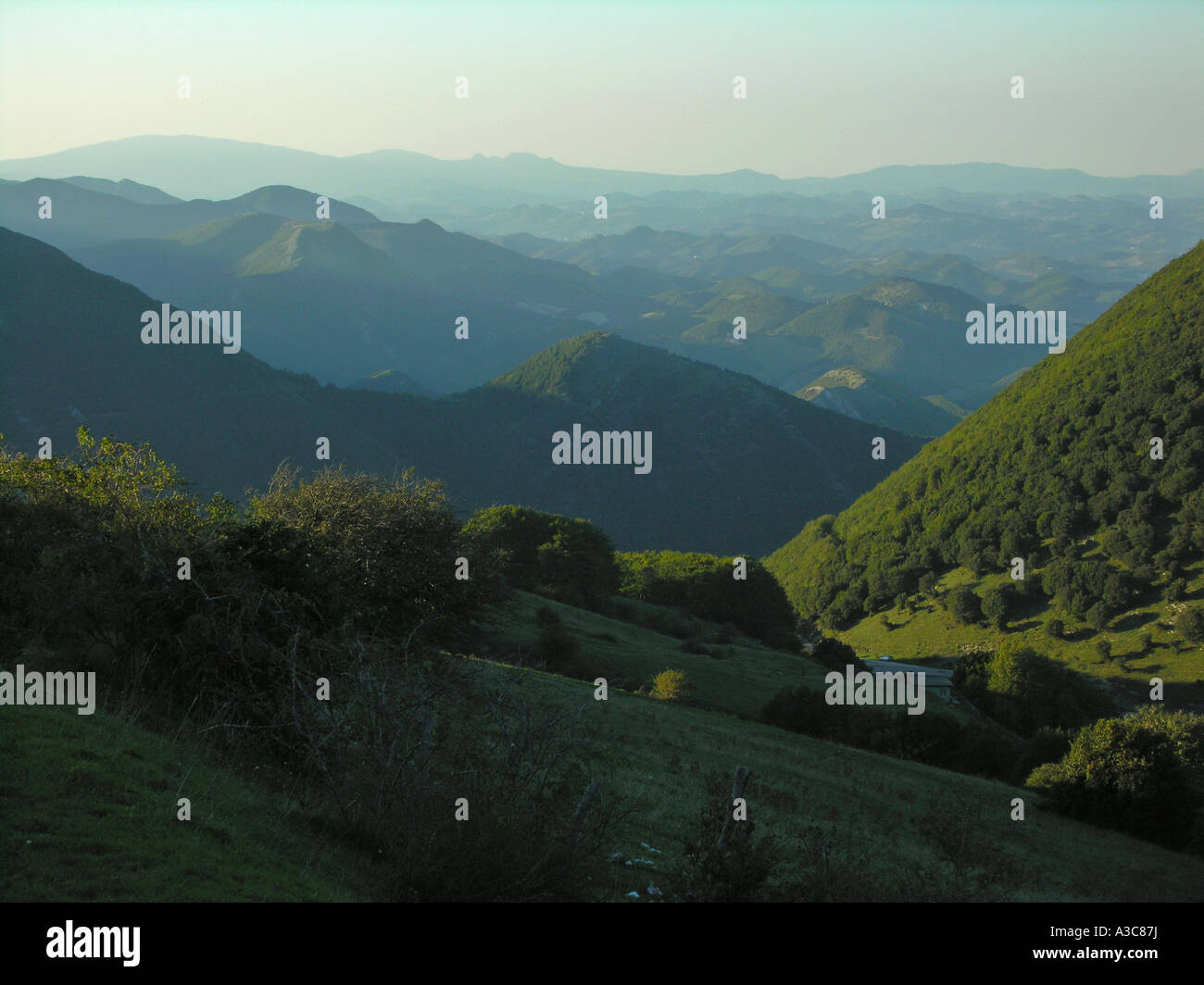 Mountains nr Cagli, Le Marche, Italy Stock Photo - Alamy
