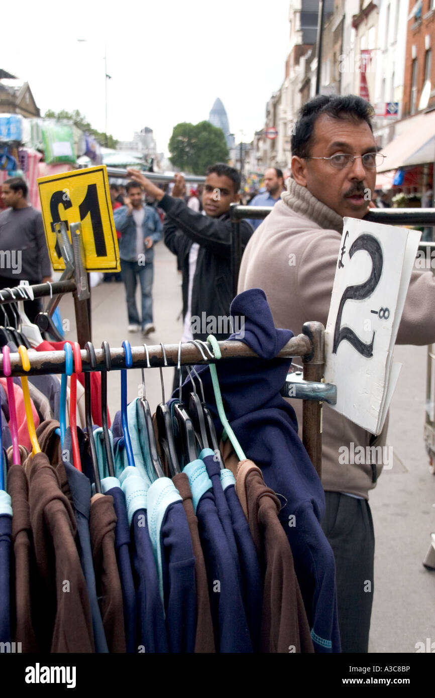 The busy, vibrant and colourful Whitechapel market in Tower Hamlets ...