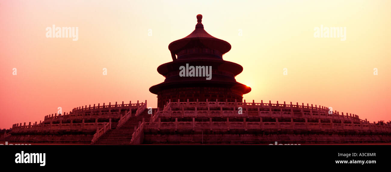 Temple of Heaven, Hall of Prayer for the Harvest, Beijing, China Stock ...