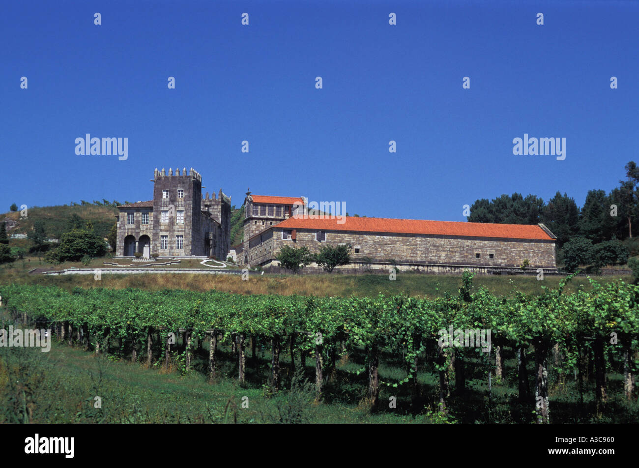 El Pazo de Bayon, Galicia Spain Stock Photo - Alamy