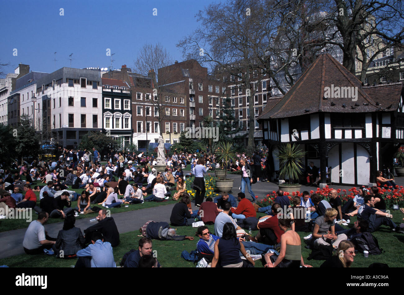 Soho Square London England UK Stock Photo - Alamy