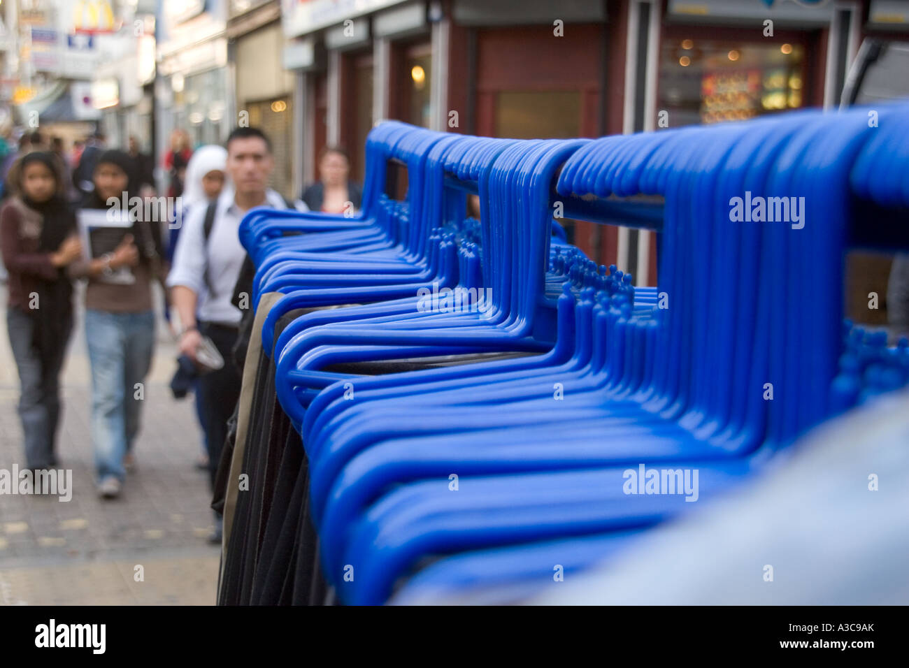 The busy, vibrant and colourful Whitechapel market in Tower Hamlets ...