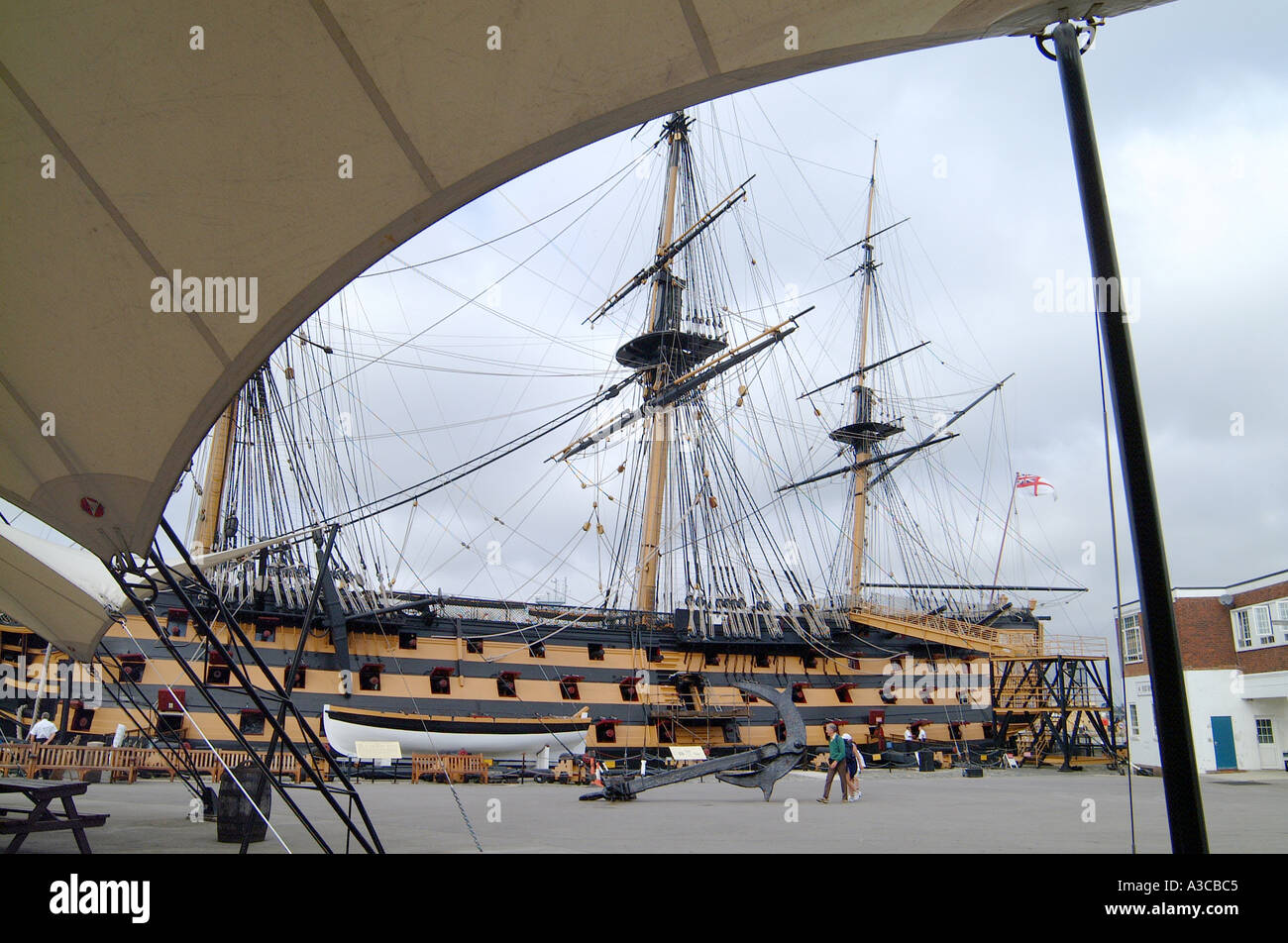 Bow mast rigging hms victory hi-res stock photography and images - Alamy