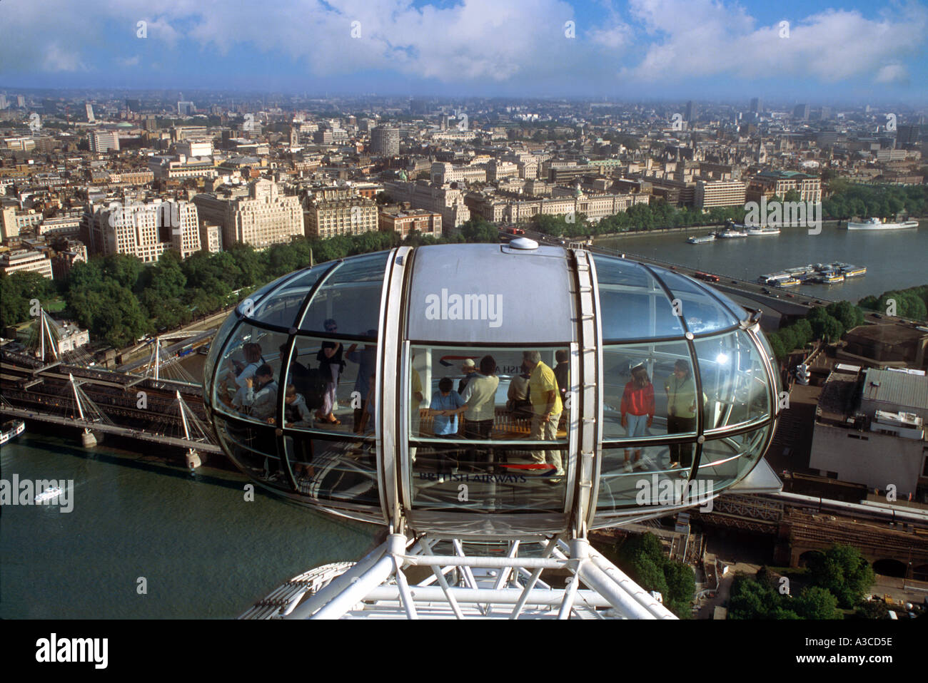 View from the London Eye 4 Stock Photo - Alamy