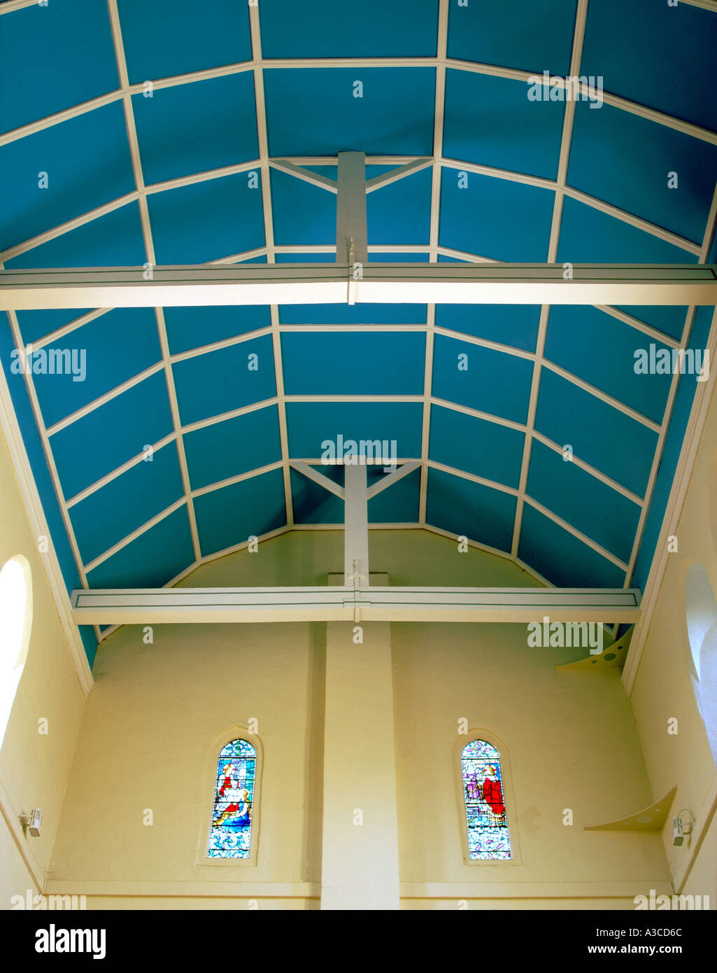 Church Roof Interior Surrey UK Stock Photo - Alamy