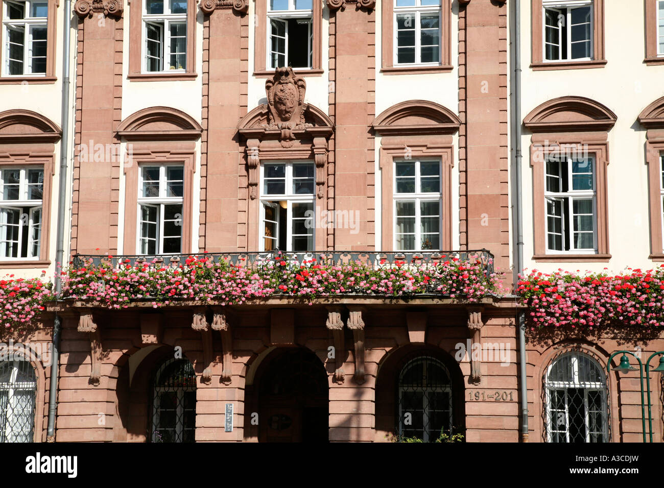 Castle at Famous University City of Heidelberg in Germany Stock Photo ...