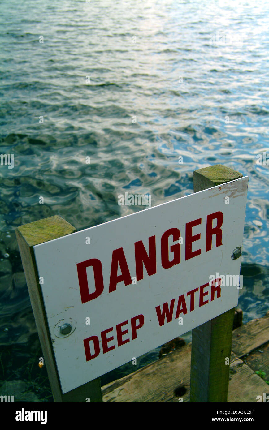 danger deep water Stock Photo - Alamy
