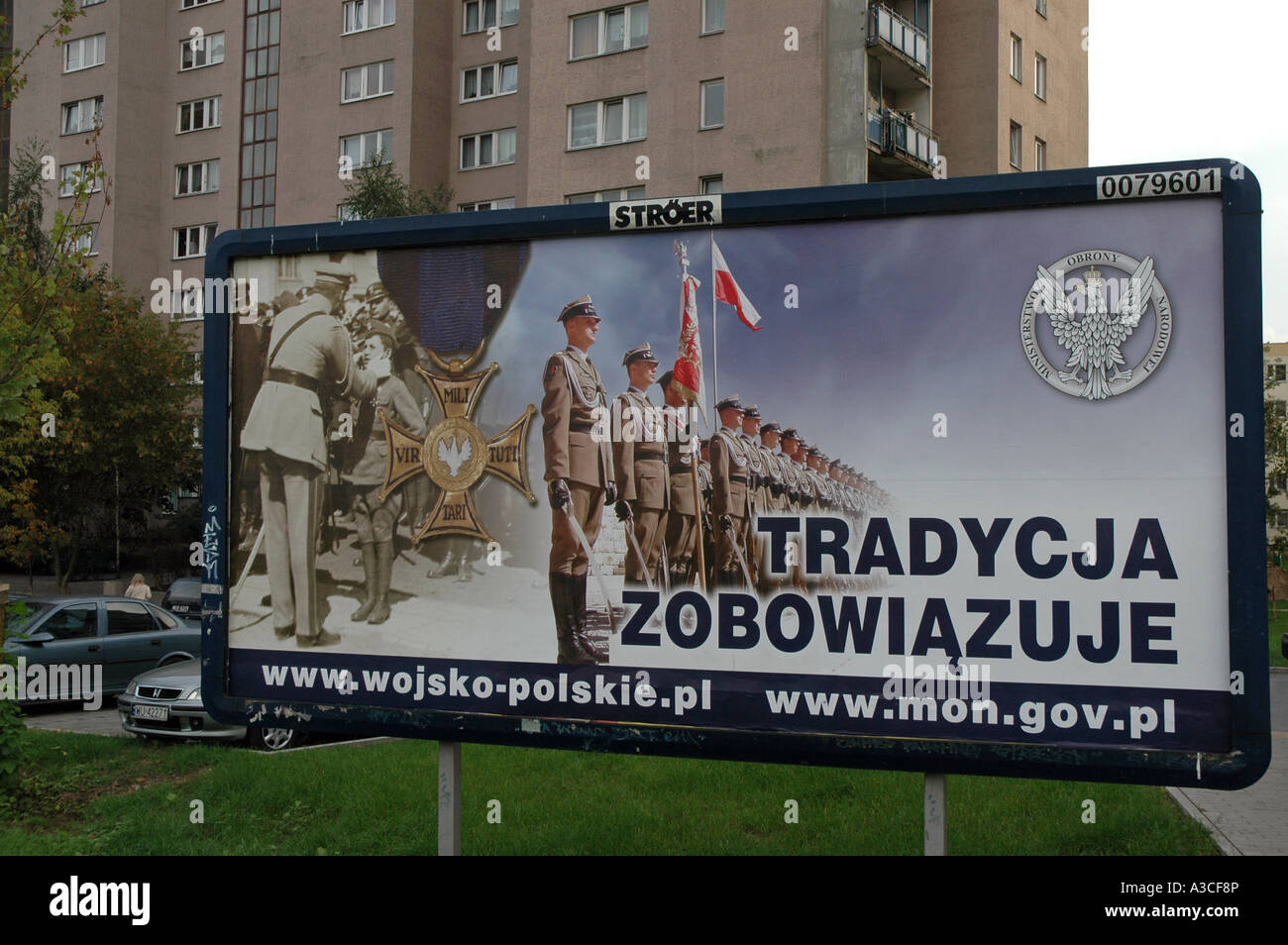 Polish army billboard advertising campaign with sign "Tradition ...
