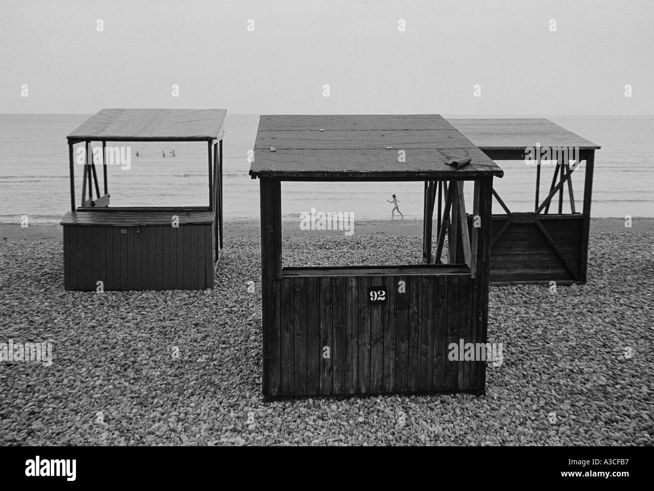 Small huts Black and White Stock Photos & Images - Alamy