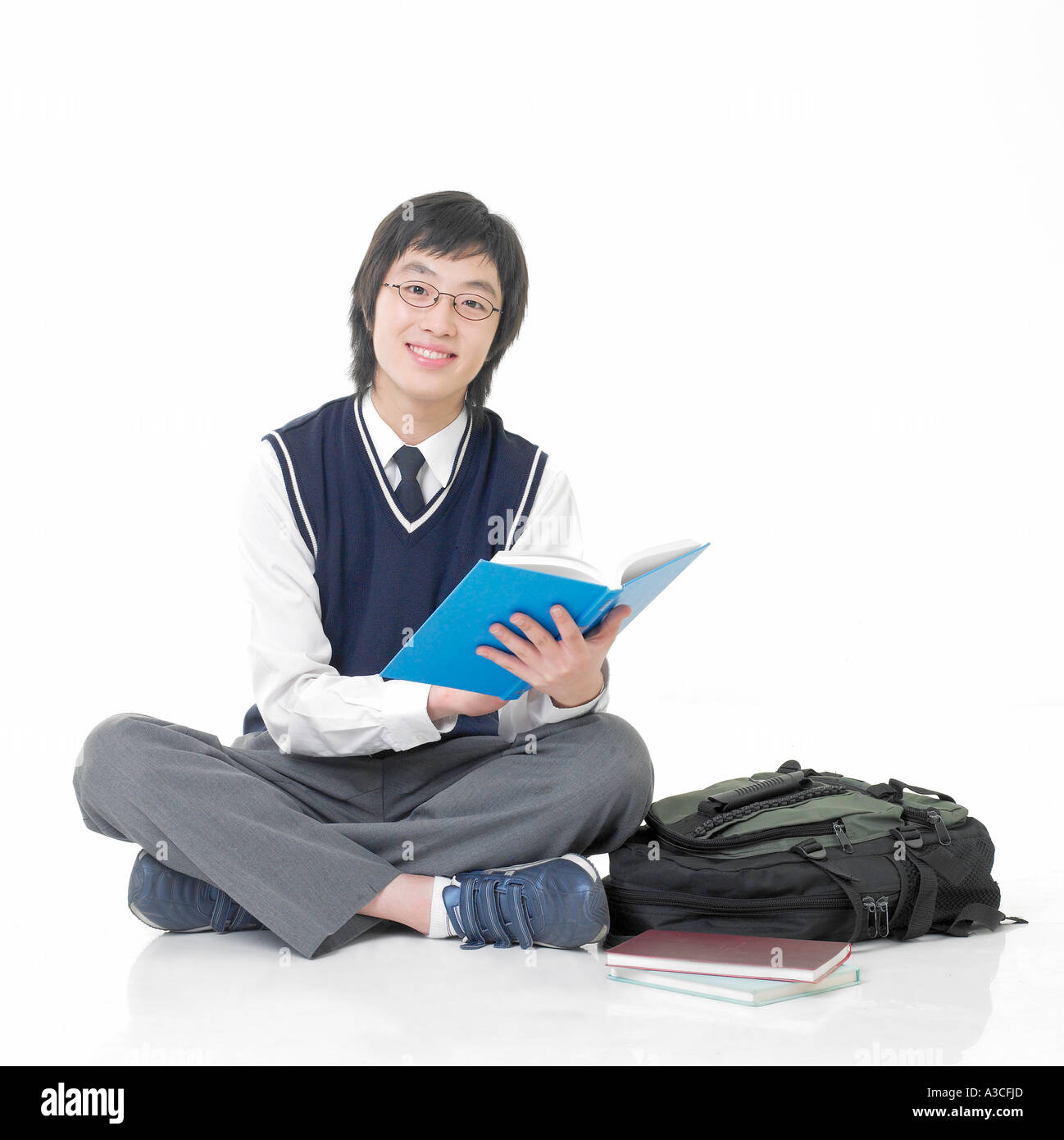 Student school corridor Cut Out Stock Images & Pictures - Alamy