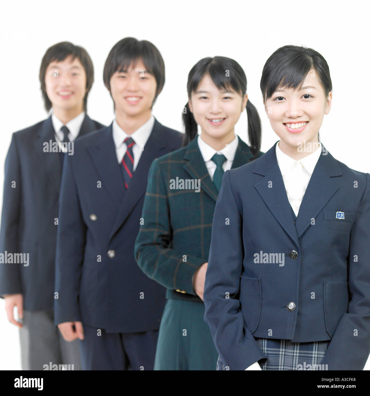 Group students in school uniform hi-res stock photography and images ...