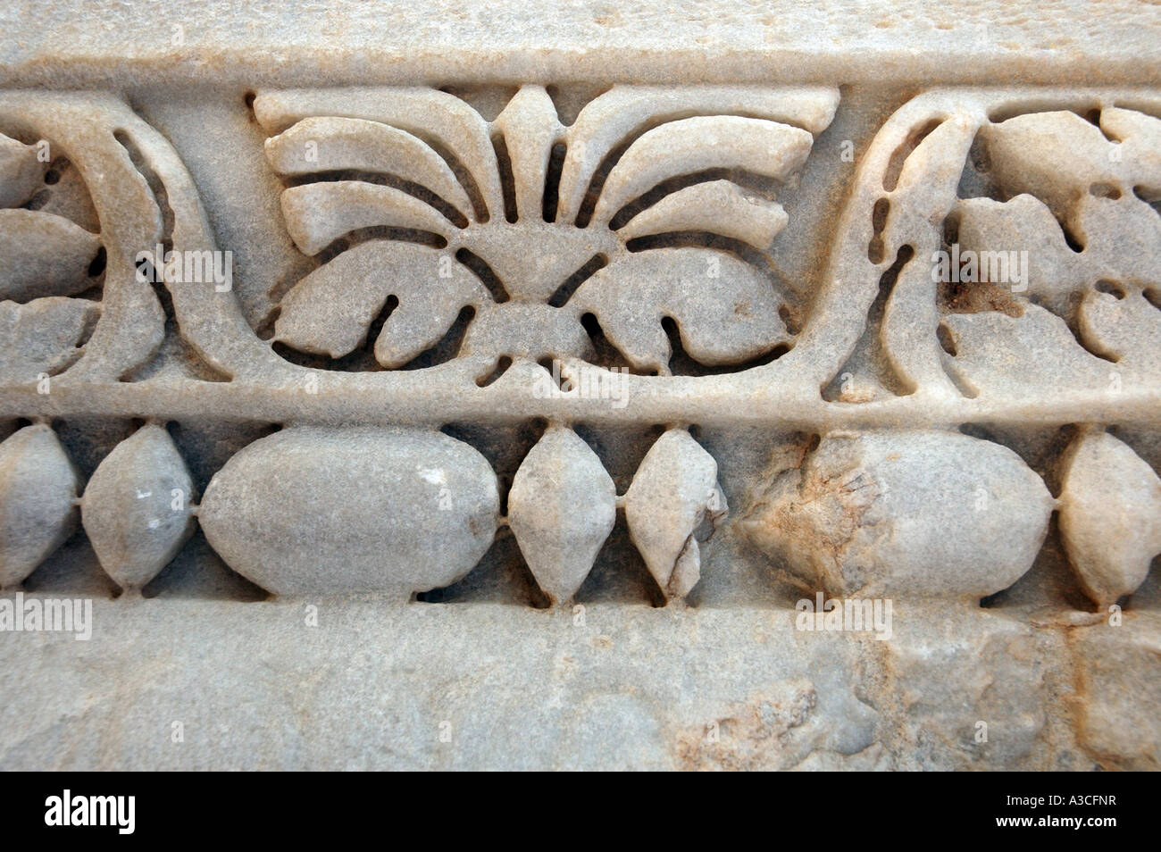 Marble carving at ruins of Carthage in Tunisia Stock Photo - Alamy