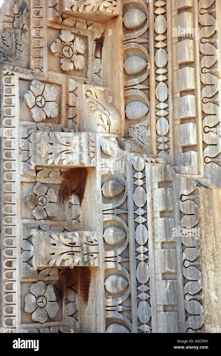 Marble carving at ruins of Carthage in Tunisia Stock Photo - Alamy