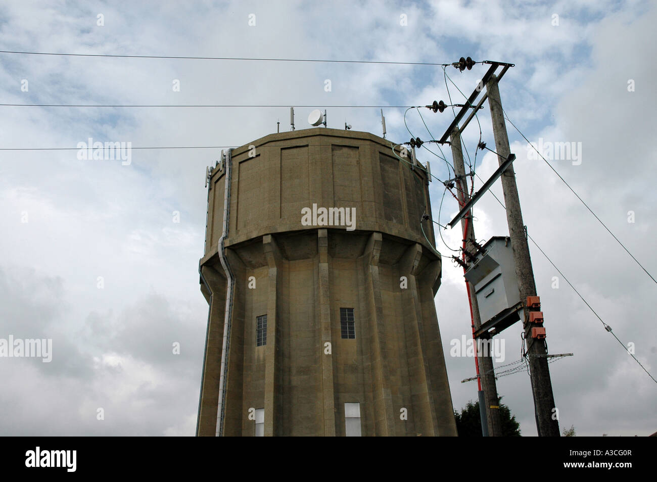 Water tower in Pulloxhill in Bedfordshire county, UK Stock Photo - Alamy