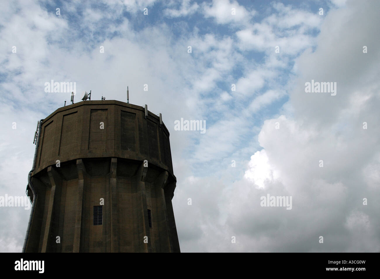 Water tower in Pulloxhill in Bedfordshire county, UK Stock Photo - Alamy