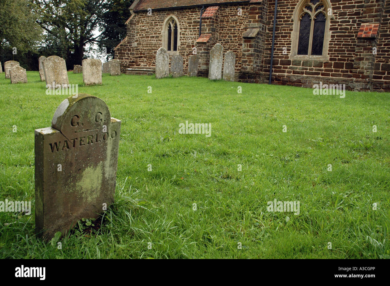 St. James the Apostle old church and cemetery in Pulloxhill Stock Photo ...