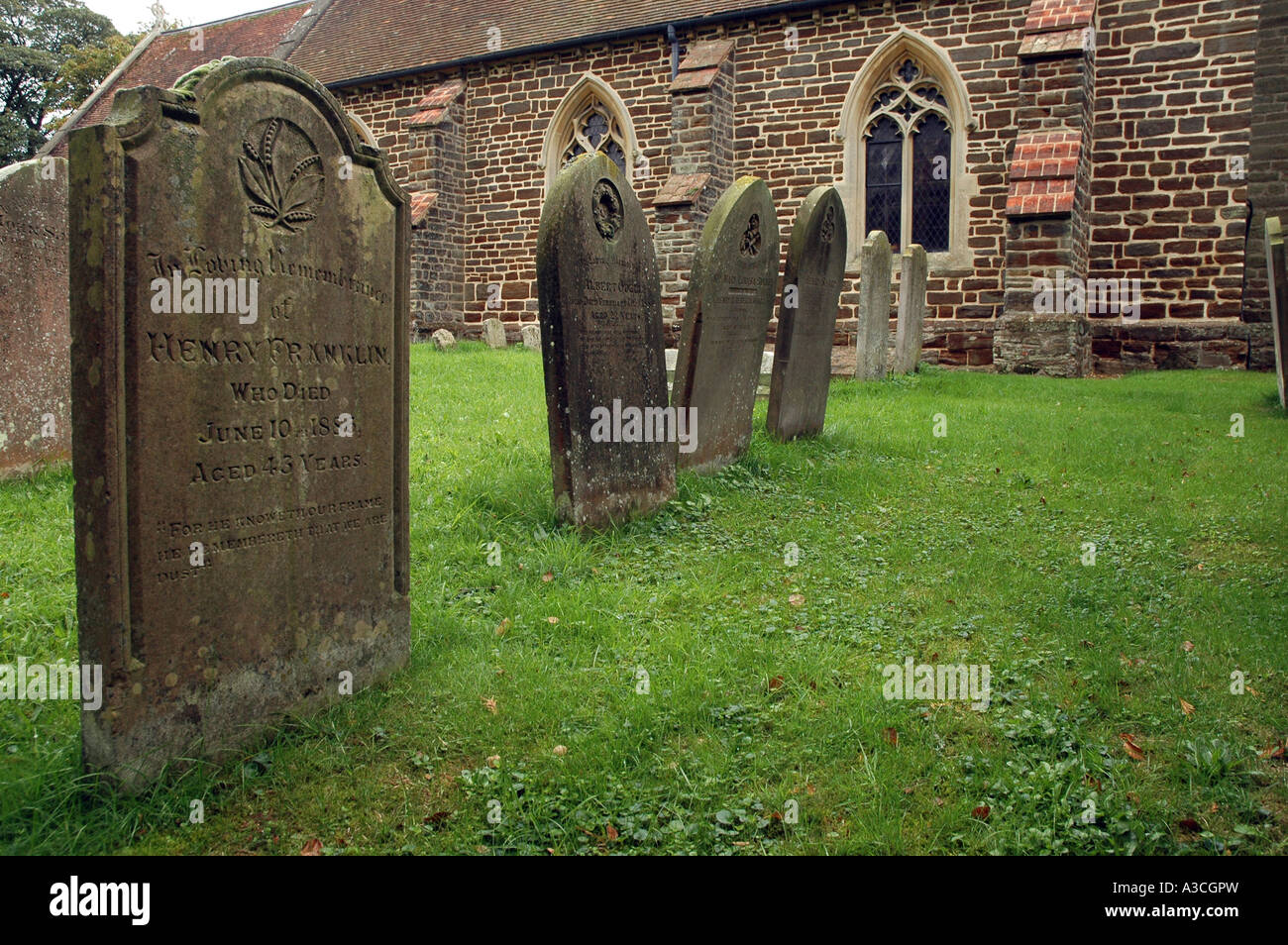 St. James the Apostle old church and cemetery in Pulloxhill Stock Photo ...