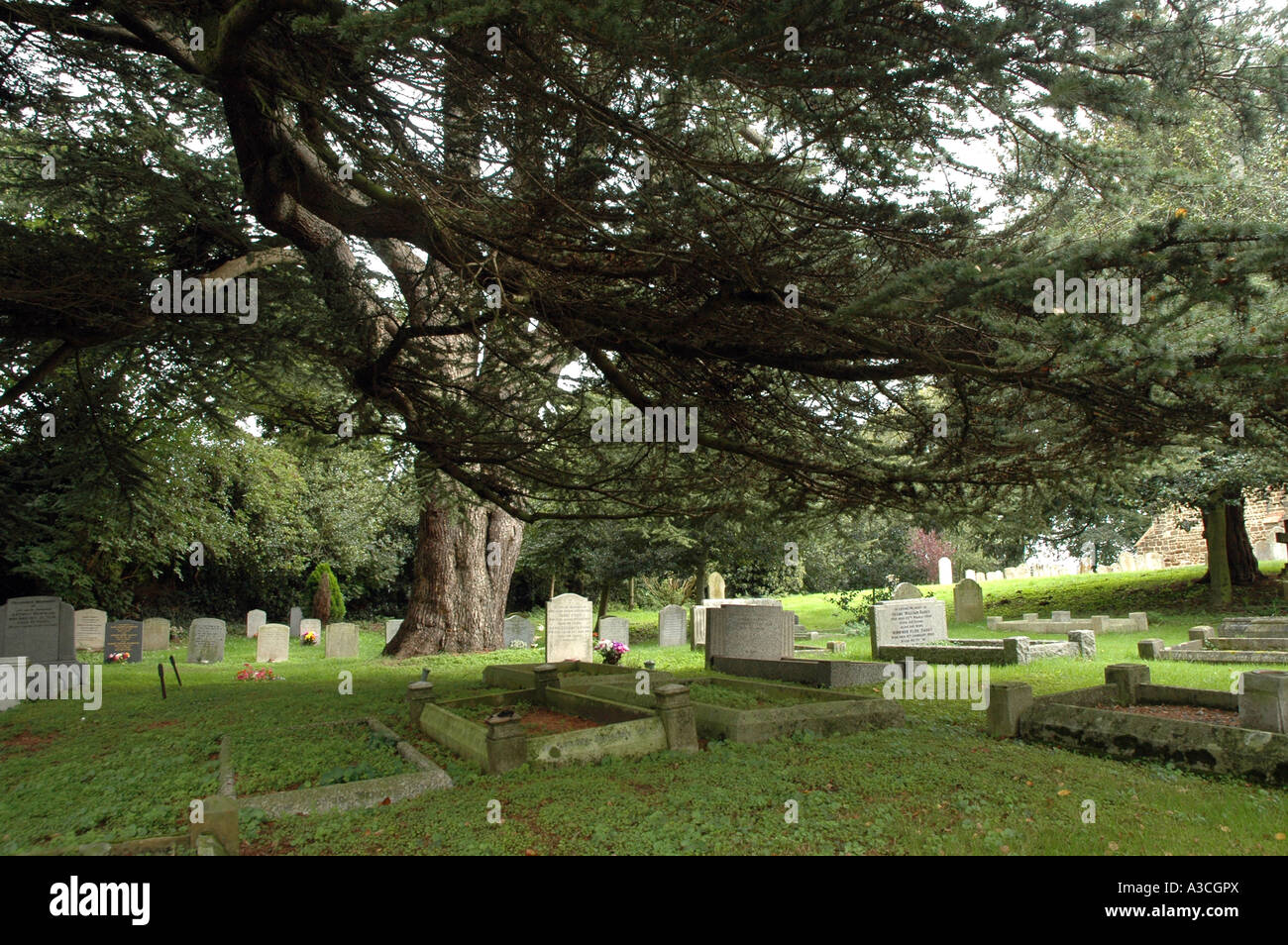 St. James the Apostle churchyard in Pulloxhill, UK Stock Photo - Alamy