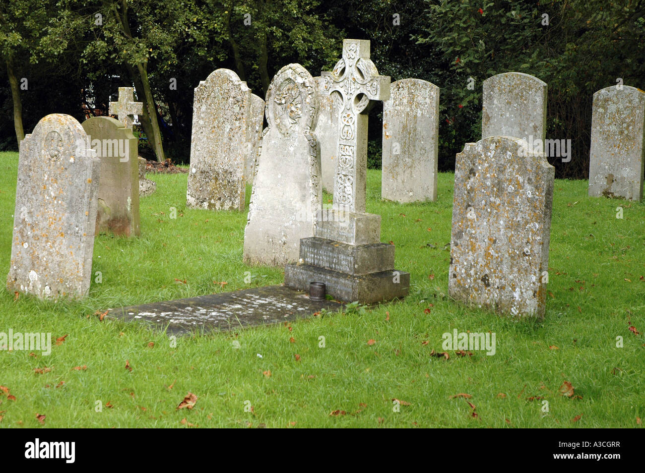 St. James the Apostle churchyard in Pulloxhill, UK Stock Photo - Alamy