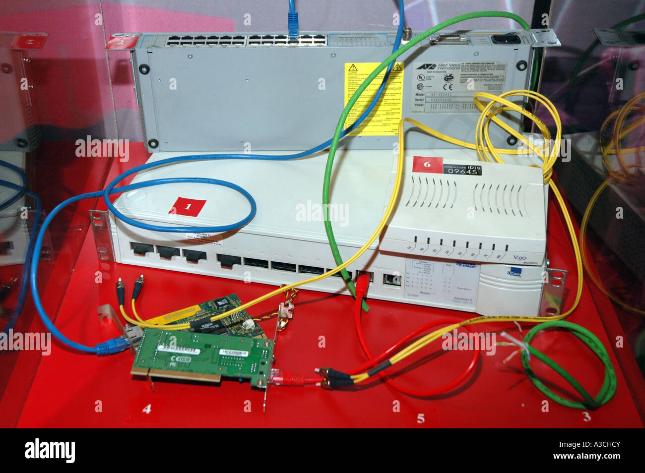 Old fashioned modem hi-res stock photography and images - Alamy