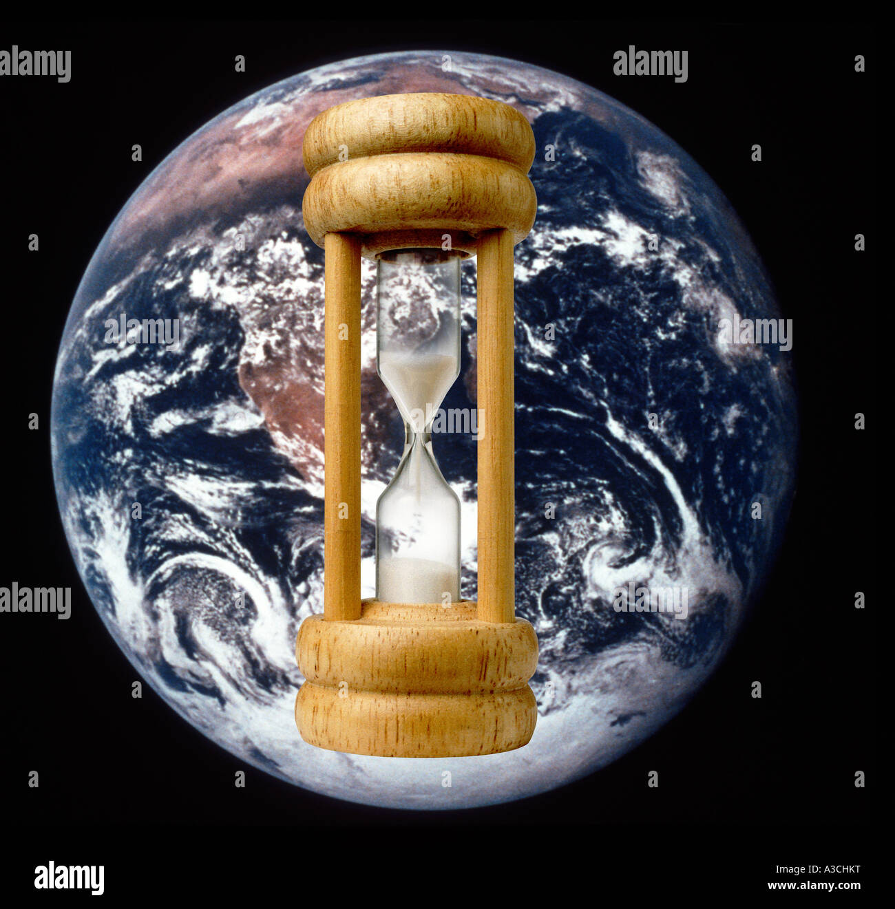 Time running out for the planet Stock Photo - Alamy