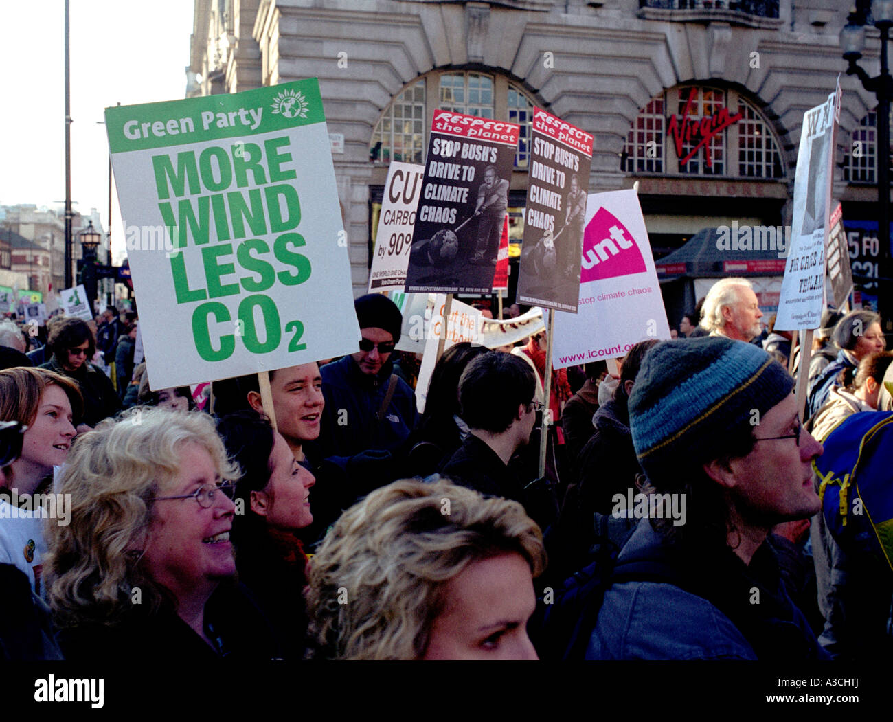 National climate march in London on 4th November 2006 Stock Photo - Alamy