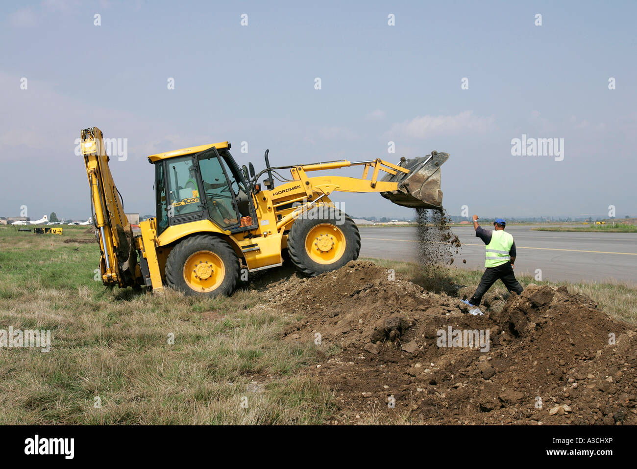 bulldozer construction machine Stock Photo - Alamy
