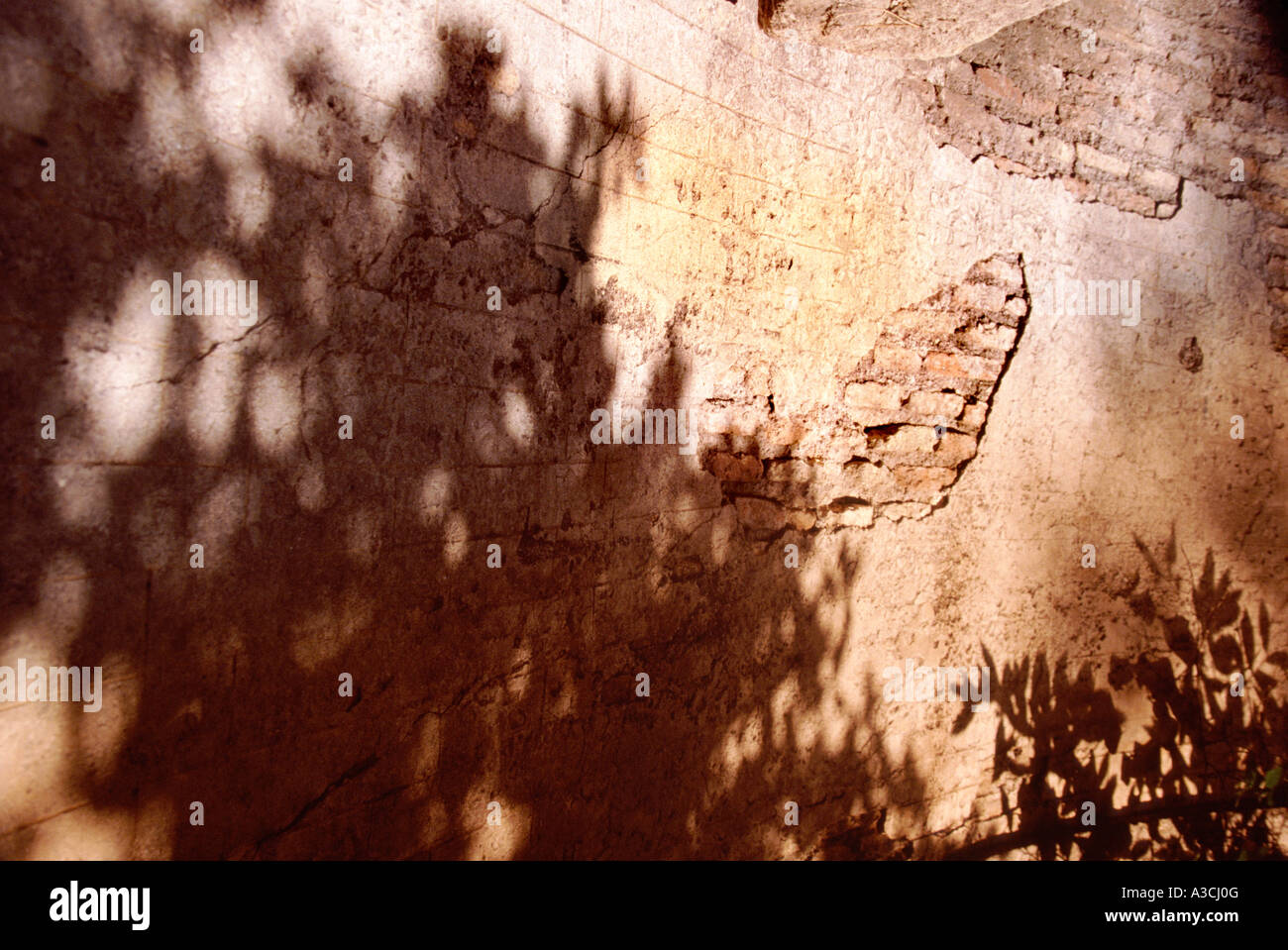 Old wall in Rome Italy Stock Photo - Alamy
