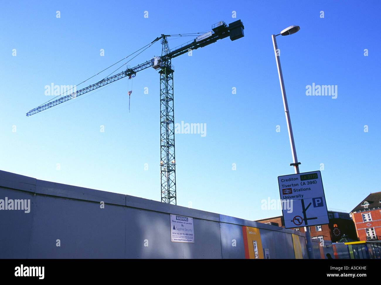 Crane, Exeter, Devon Stock Photo - Alamy