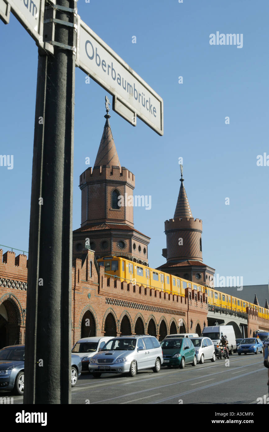 the Oberbaumbruecke in Berlin, Germany, Berlin Stock Photo - Alamy