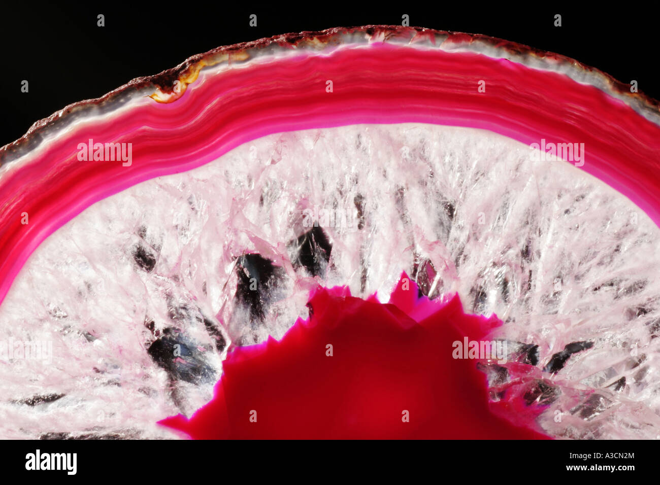 red and white agate stone Stock Photo - Alamy