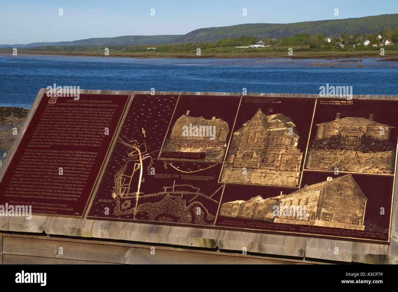Canada Nova Scotia Annapolis Royal Historic District interpretive ...