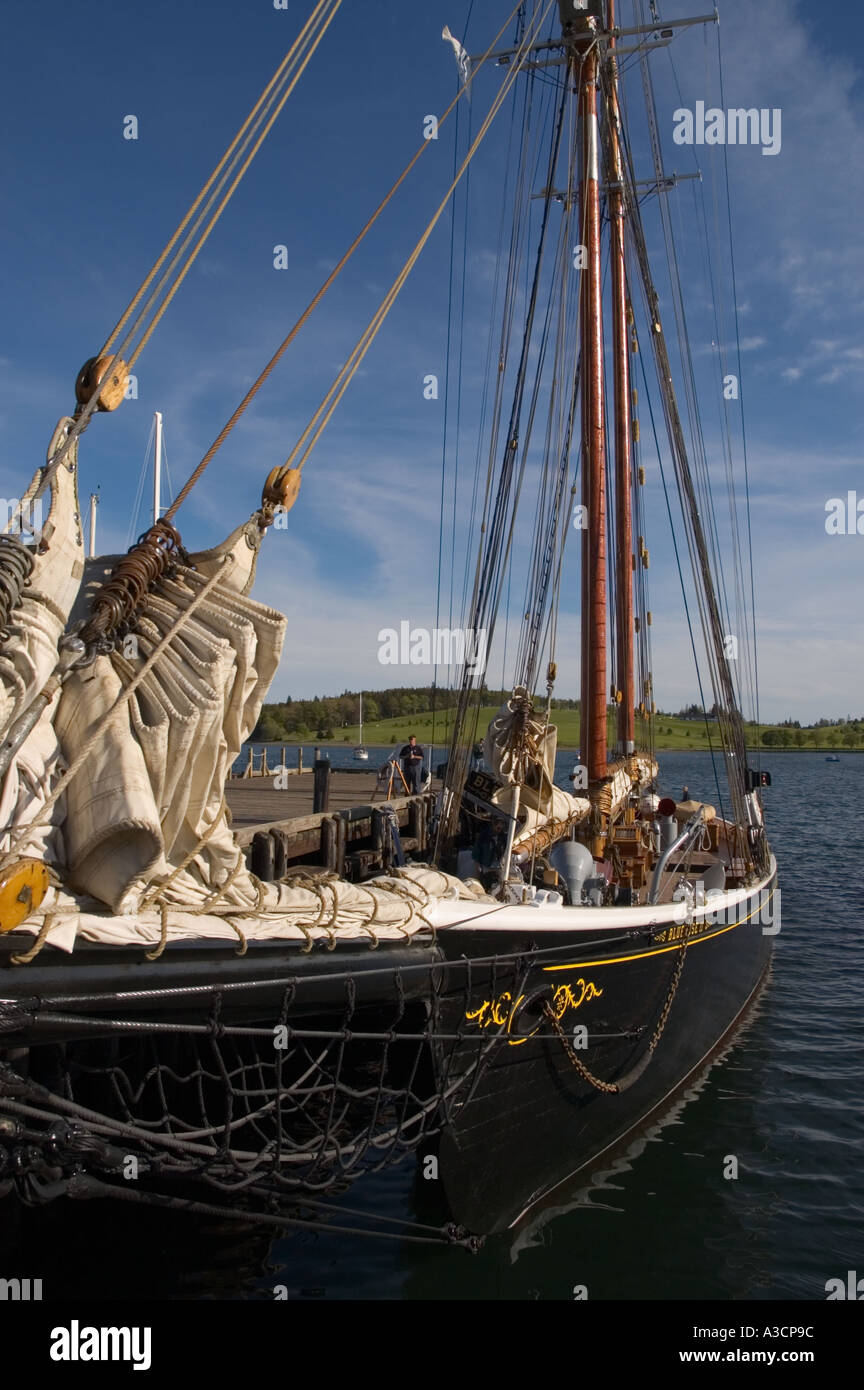 Canada Nova Scotia Lunenburg schooner Bluenose II built 1963 replica of ...