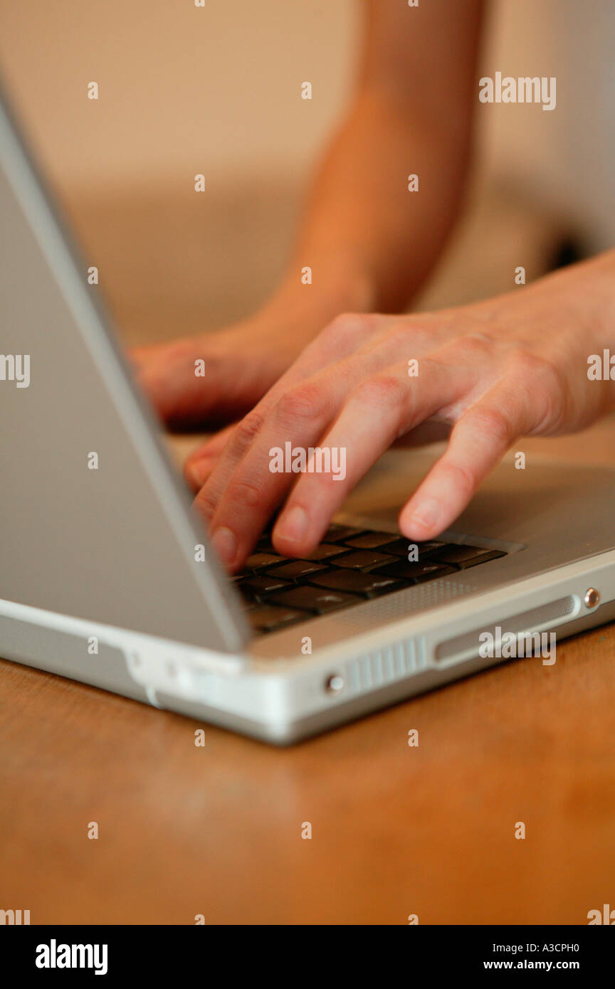 Close up female hands operating hi-res stock photography and images - Alamy