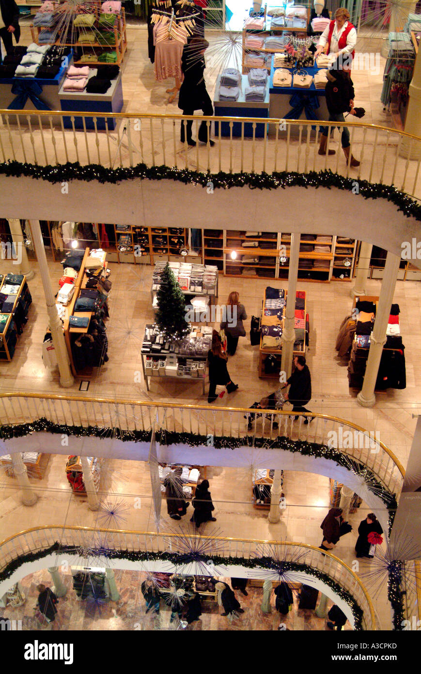 Department Store Rome Italy Stock Photo - Alamy