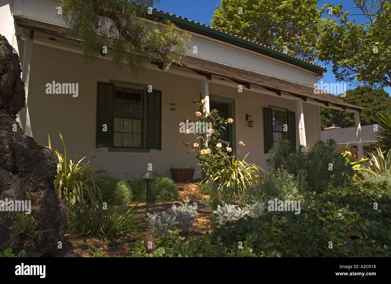 California Monterey Casa de la Torre historic house Stock Photo - Alamy