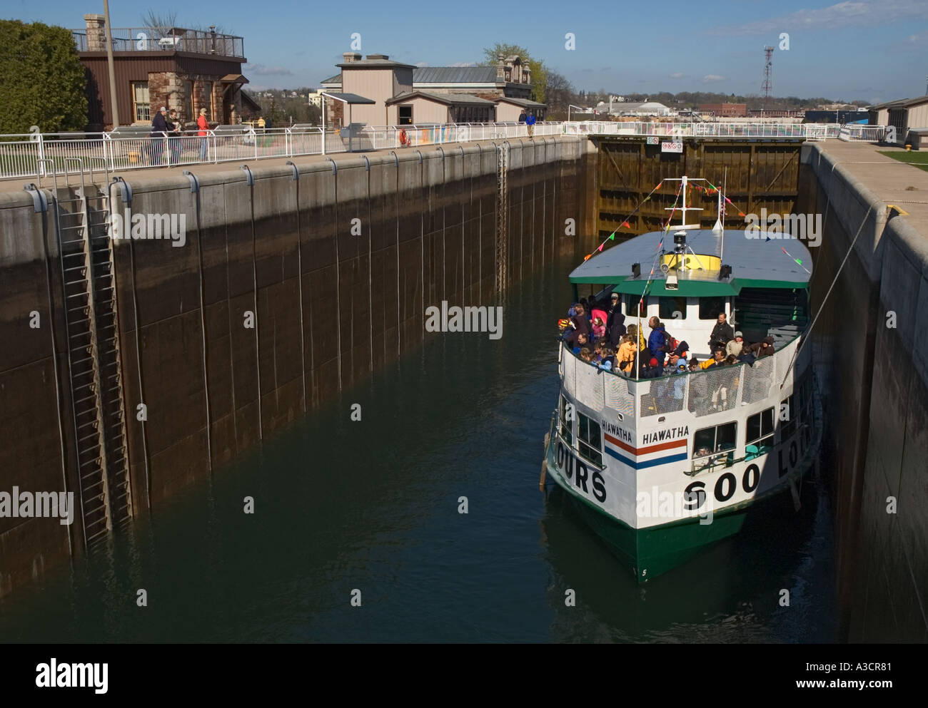 Canada Ontario Sault Saint Marie Canadian Lock National Historic Site ...