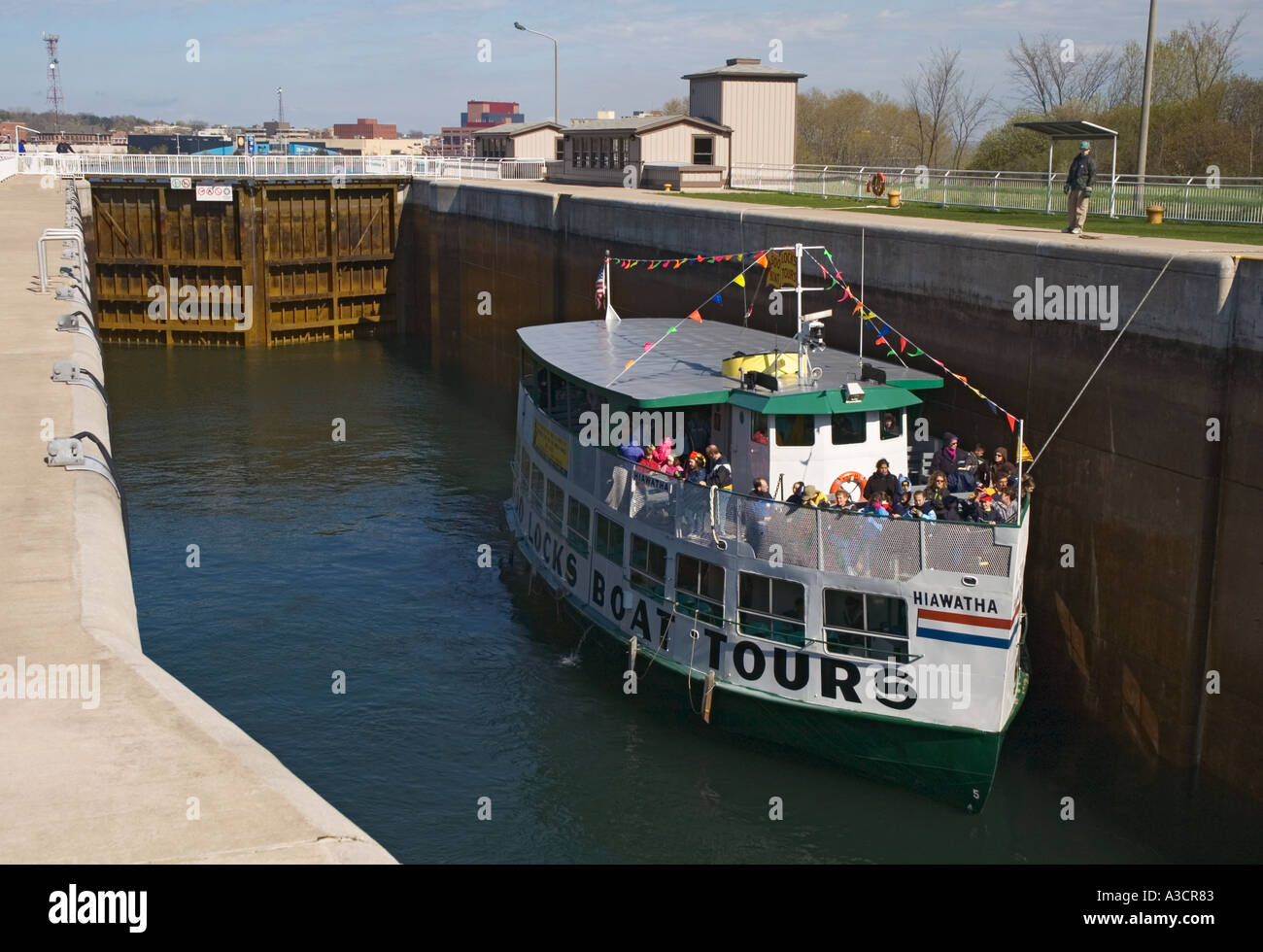 Canada Ontario Sault Saint Marie Canadian Lock National Historic Site ...