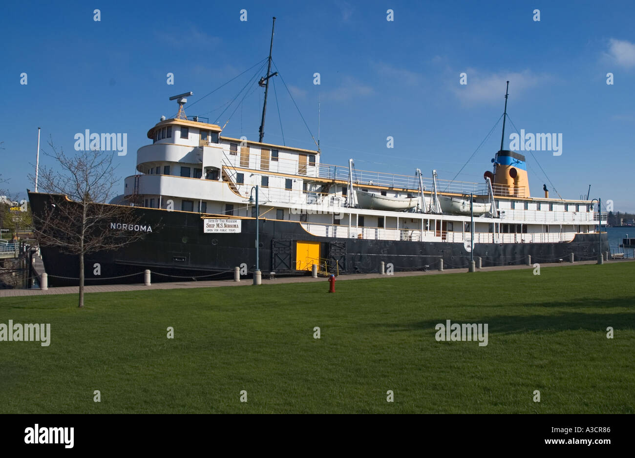 Canada Ontario Sault Saint Marie Waterfront M S Norgoma Museum Ship ...