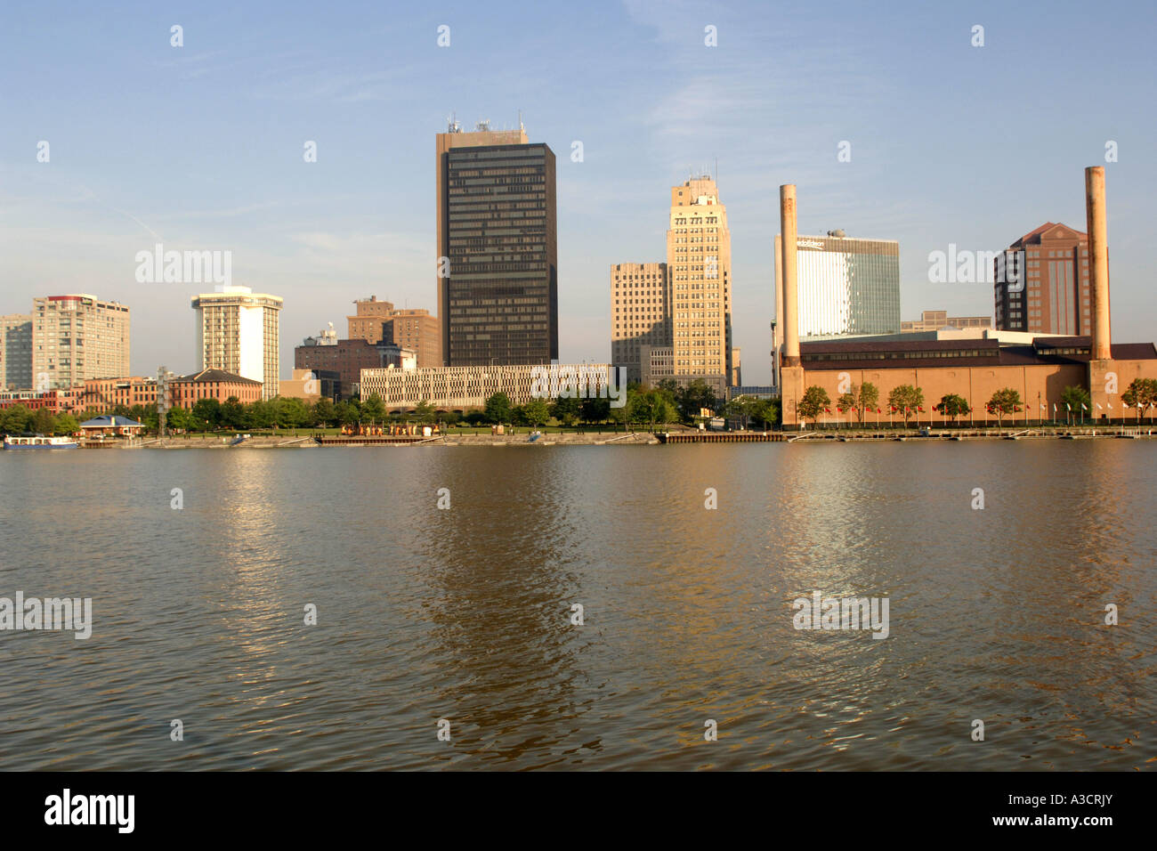 Maumee River view of Toledo city in Ohio Stock Photo - Alamy