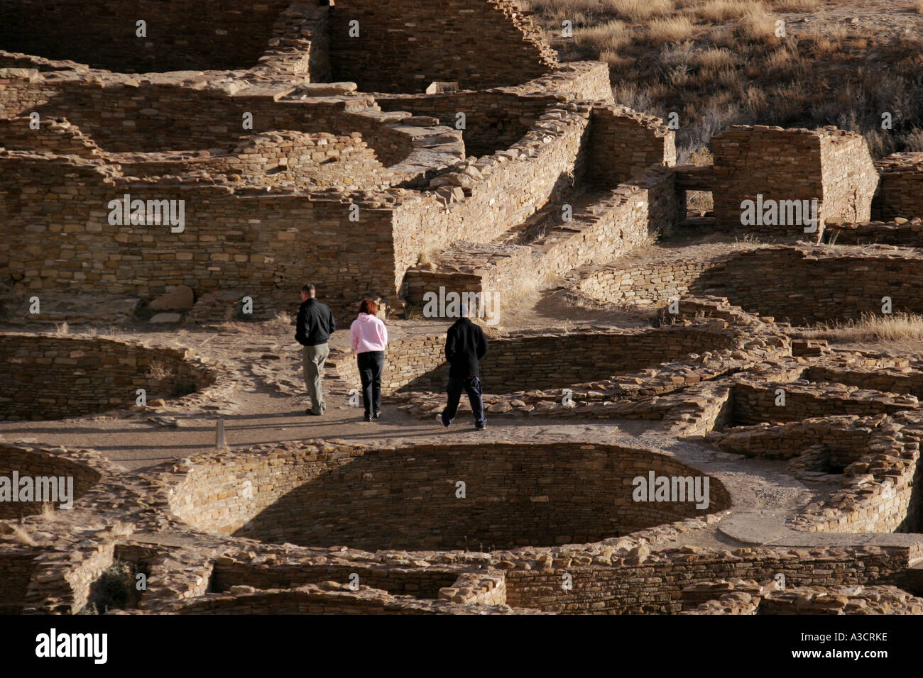 chaco canyon national monument PUEBLO BONITO Stock Photo - Alamy