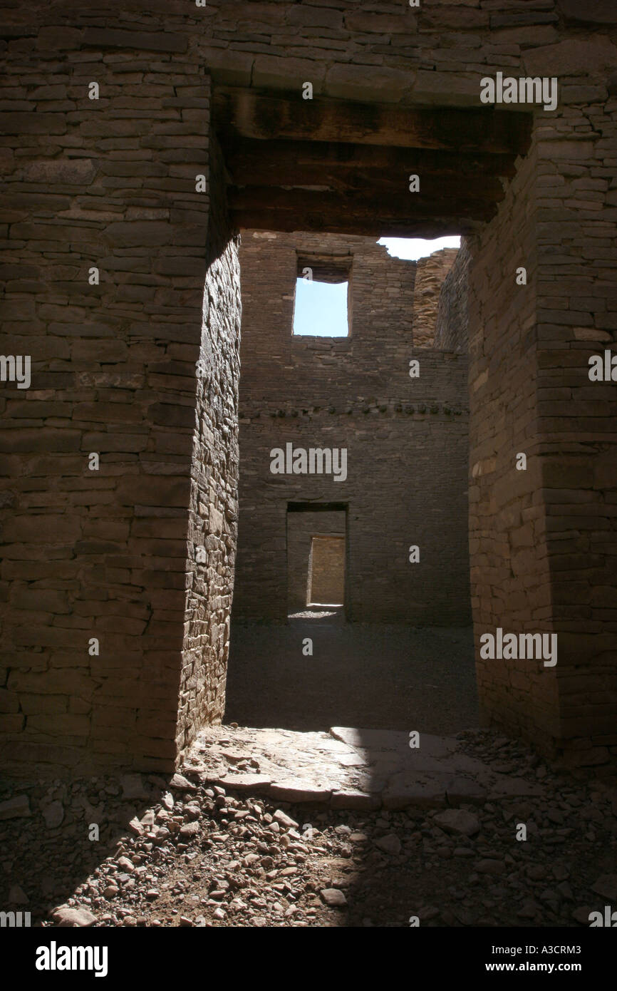 chaco canyon national monument PUEBLO BONITO Stock Photo - Alamy