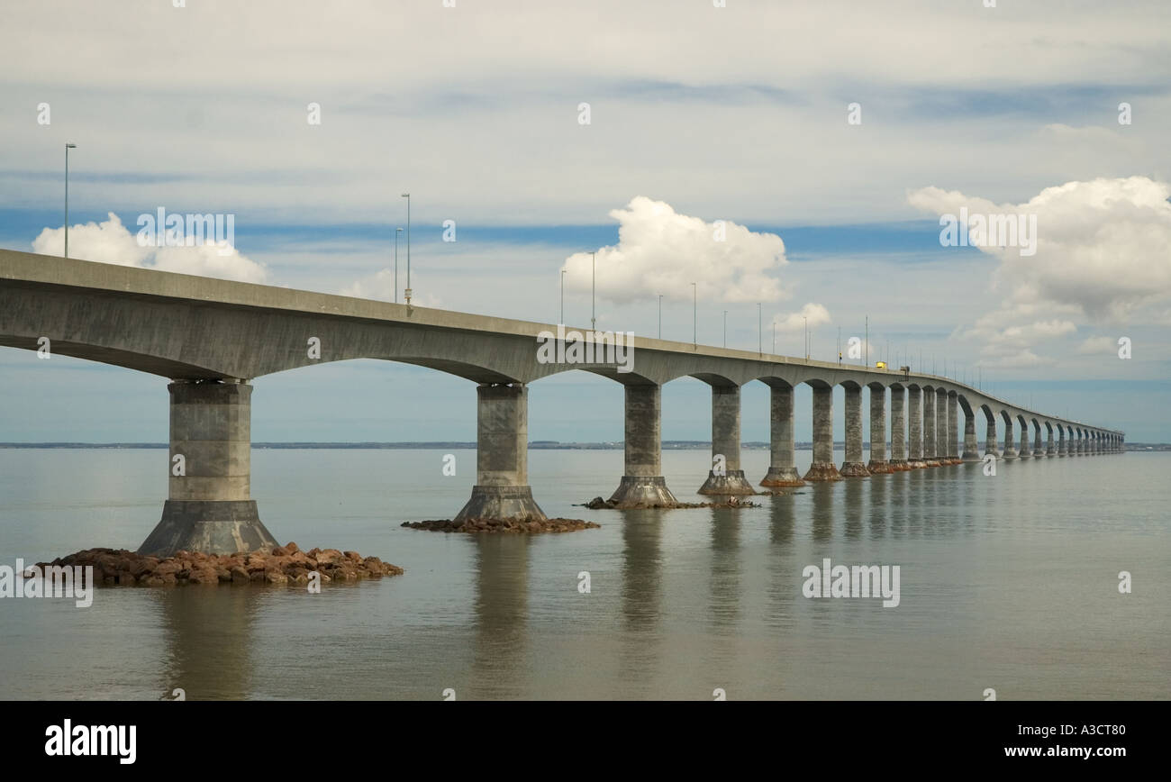 Canada New Brunswick Confederation Bridge to Prince Edward Island Stock ...