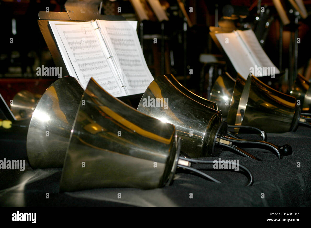 Hand bell orchestra Stock Photo - Alamy