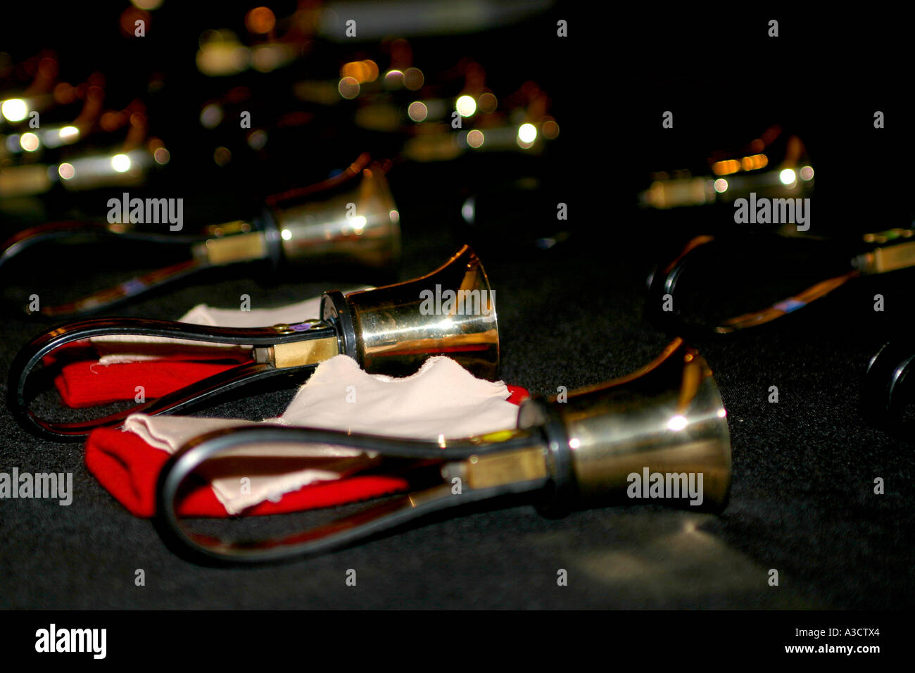 Hand bell orchestra Stock Photo - Alamy
