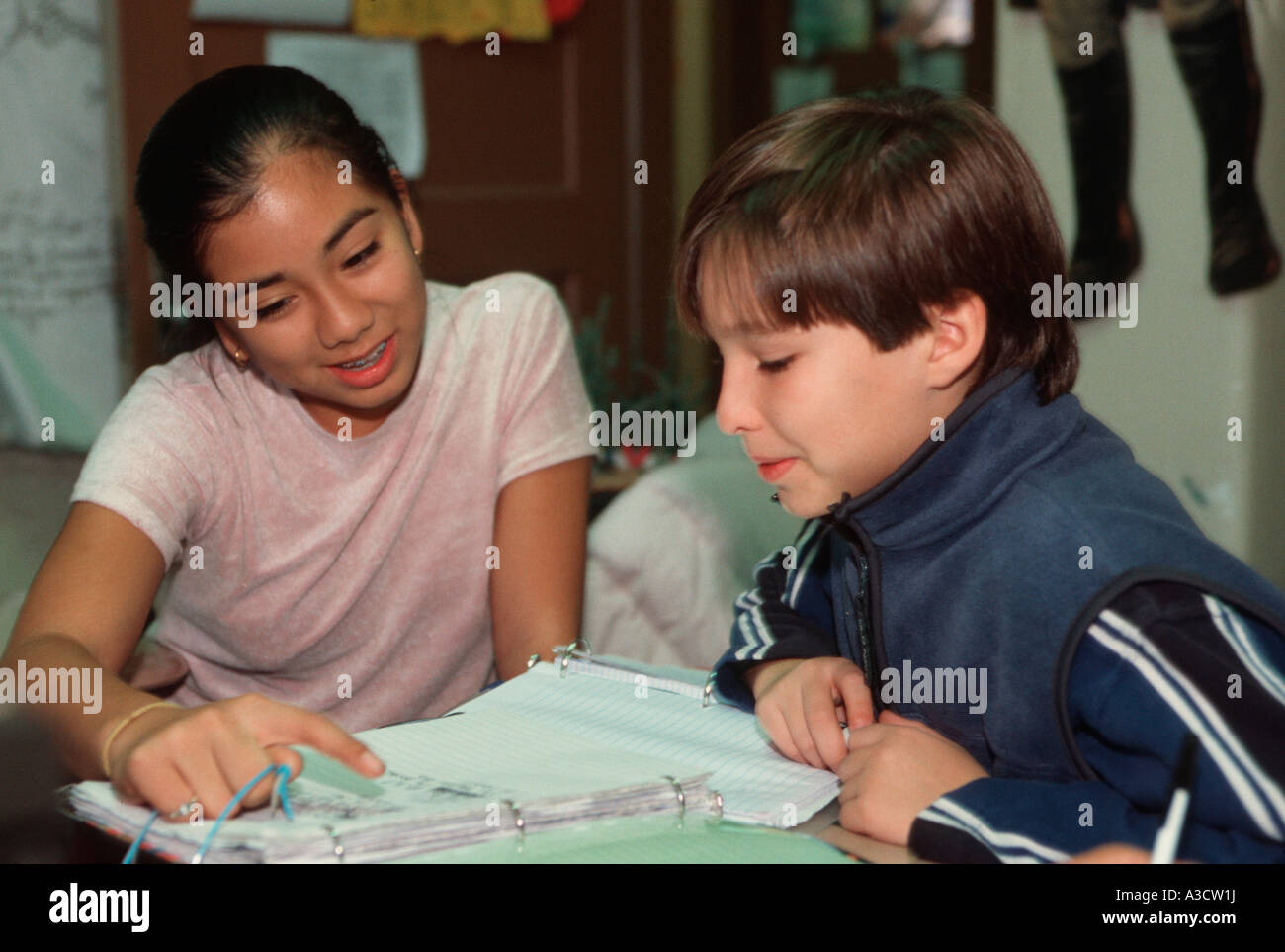 Junior high students working in hi-res stock photography and images - Alamy