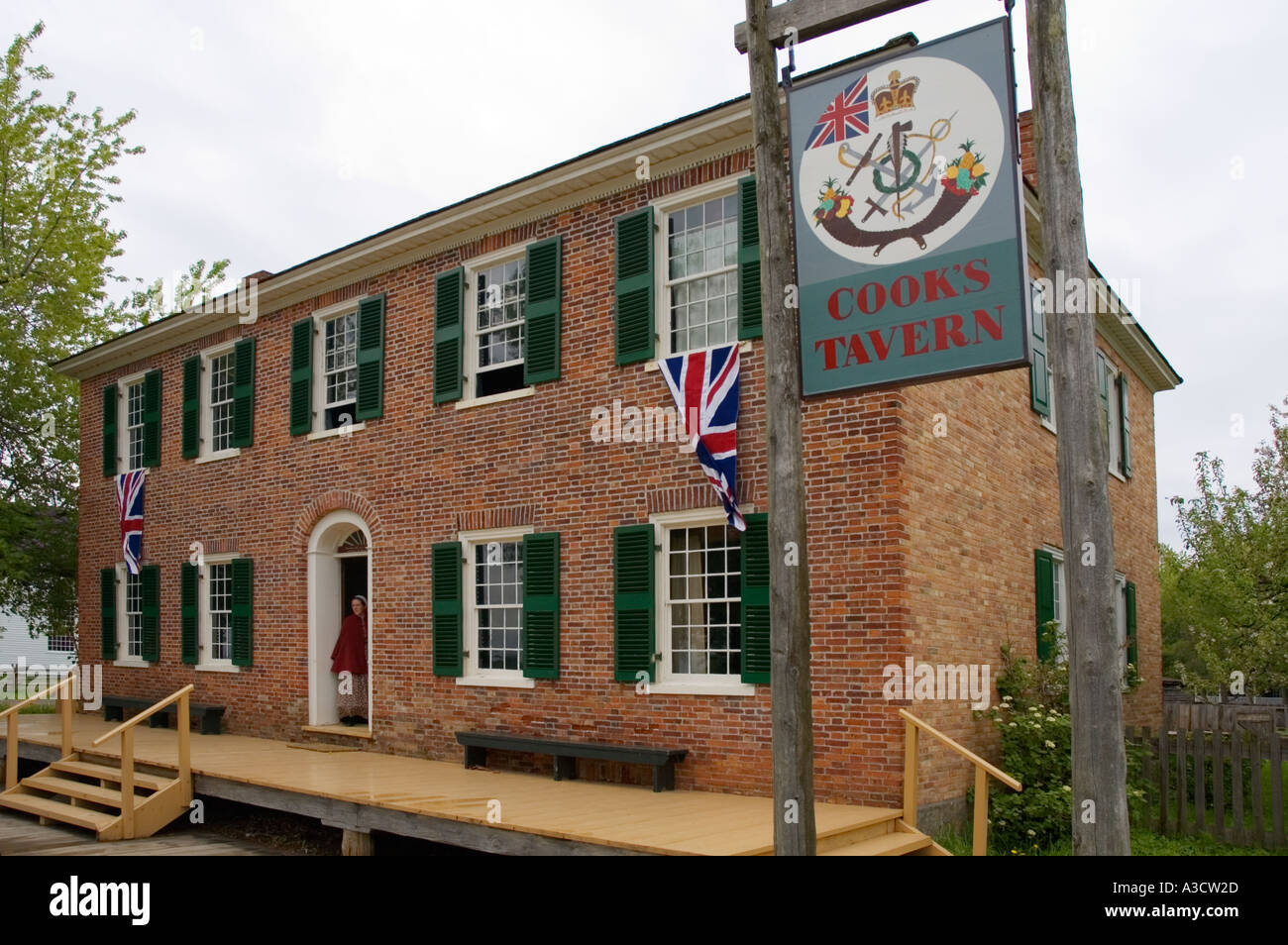 Canada Ontario Upper Canada Village living history museum circa 1860s ...