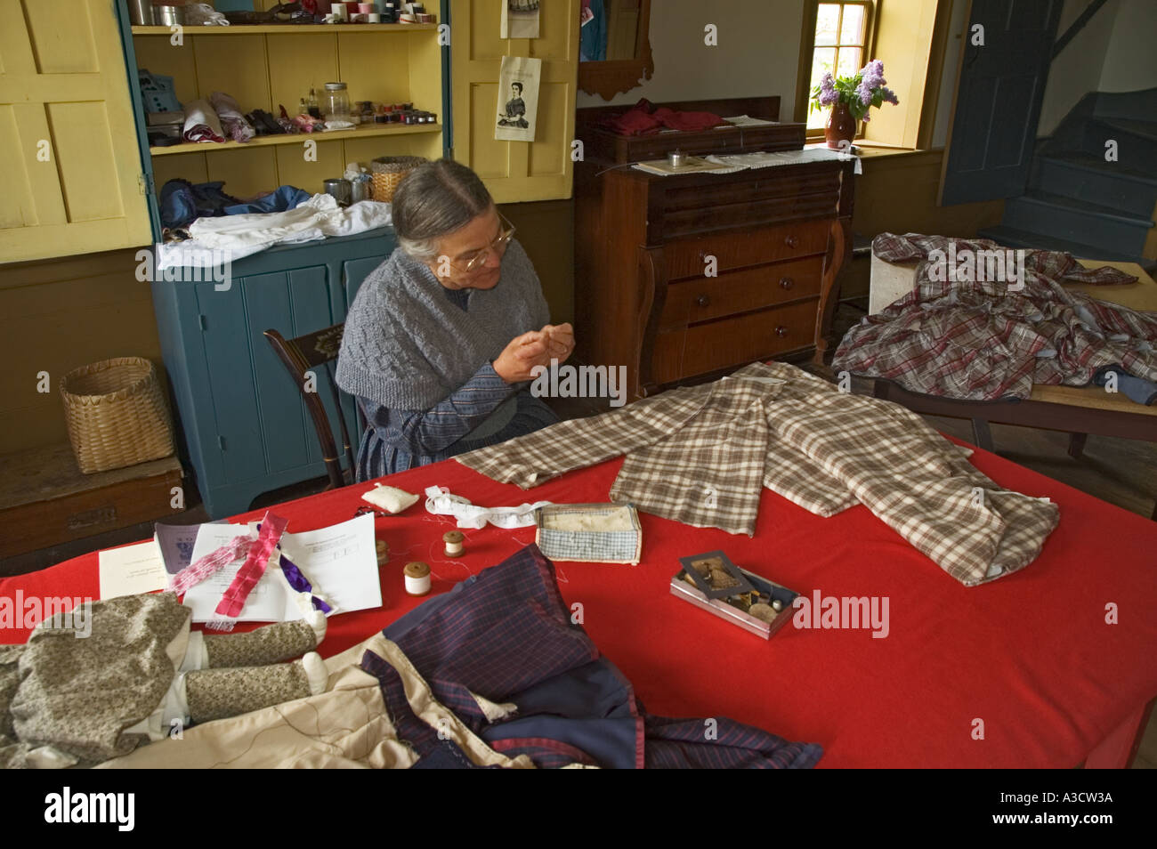 Canada Ontario Upper Canada Village living history museum circa 1860s ...