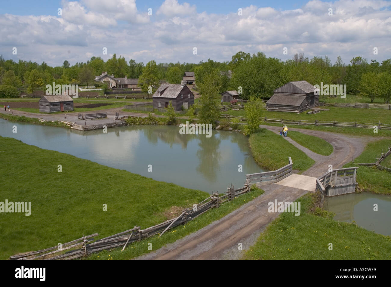 Canada Ontario Upper Canada Village living history museum circa 1860s ...