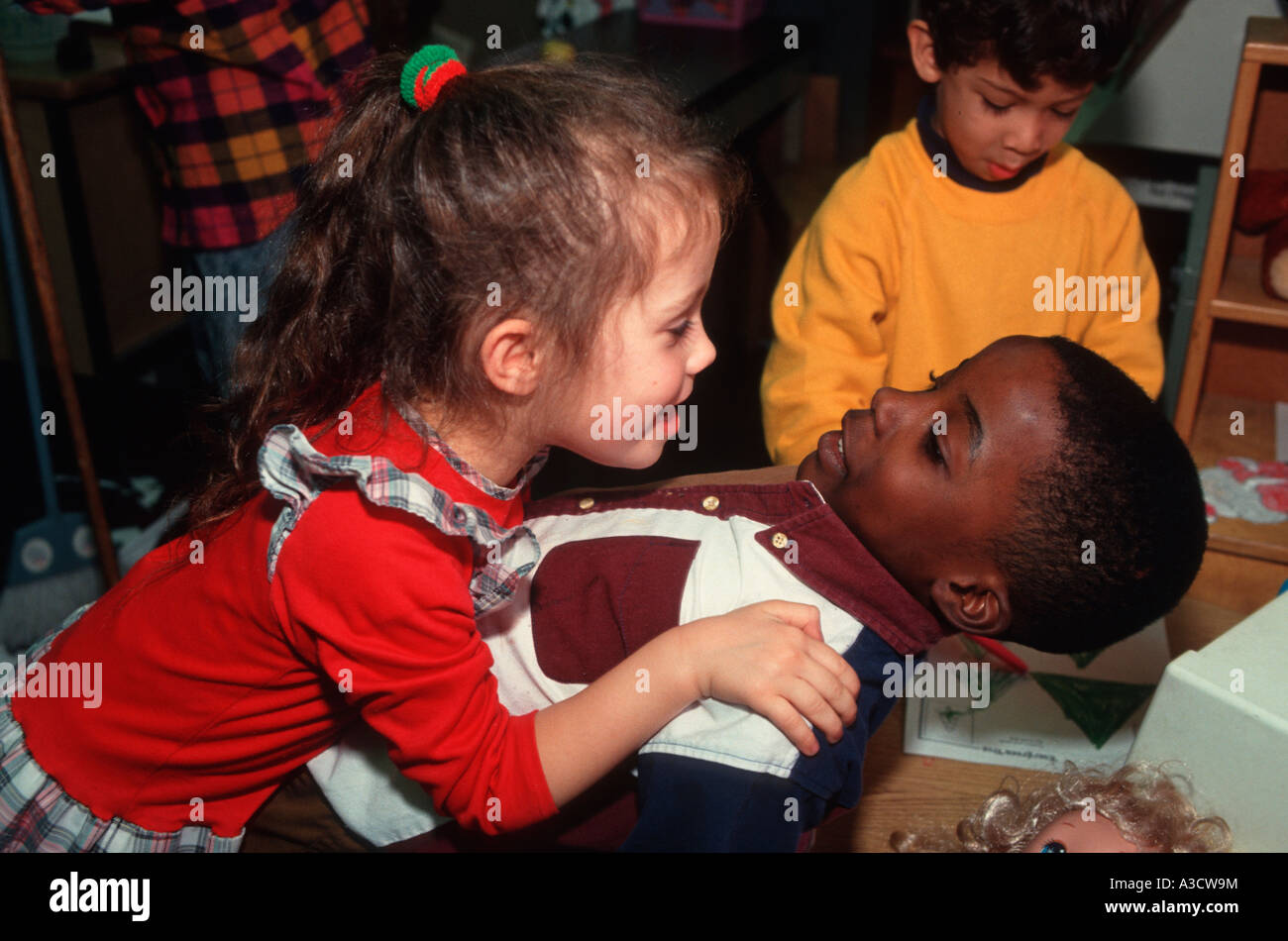 Children are uninhibited in their play in a multicultural environment ...